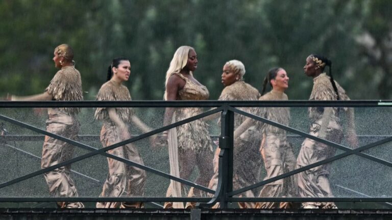 French Singer Aya Nakamura Goes Gold in Feathered Dior Minidress for ...