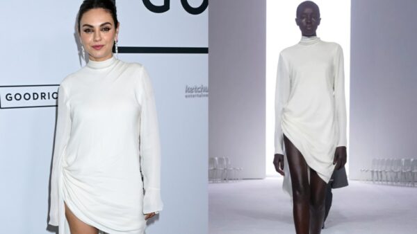 Mila Kunis Gives the Minidress a Rebellious Twist in Brandon Maxwell ...
