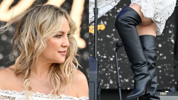 Kate Hudson Brings Thigh-high Drama to the Stage in Jimmy Choo Boots ...