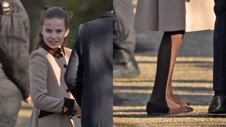 Princess Charlotte Slips Into Tory Burch Ballet Flats for Christmas ...