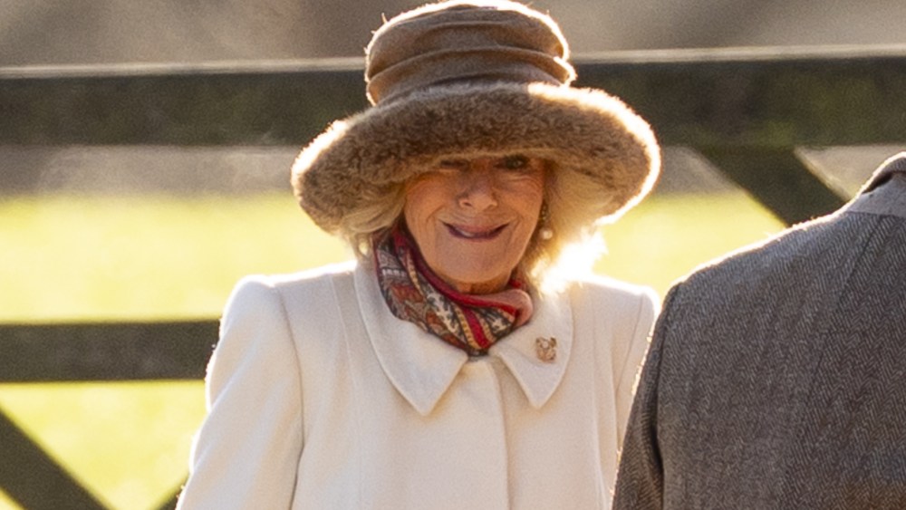 Queen Camilla Adorns Fiona Clare Coat With Historic Coronation Brooch ...