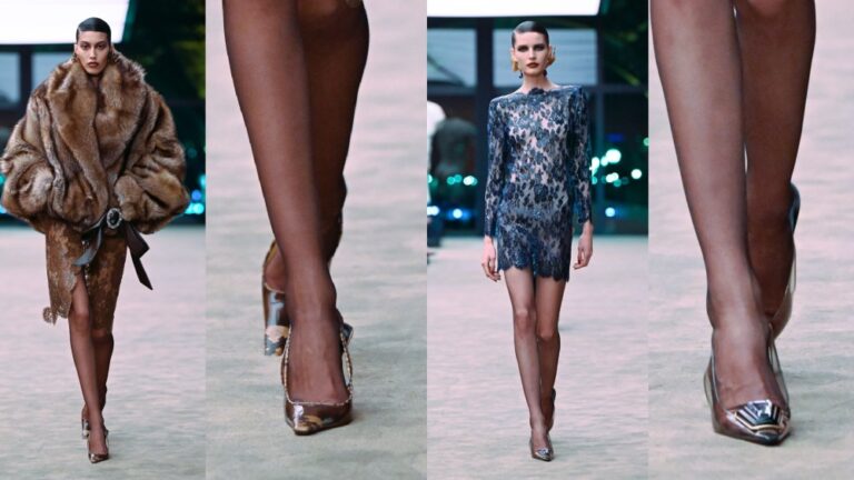 Saint Laurent Brings Back the Clear Shoes Trend for Fall 2026 - Smudge ...