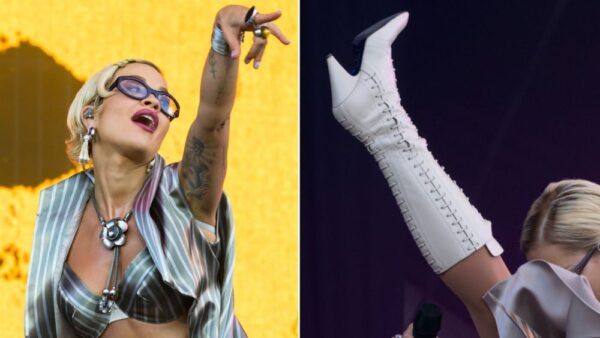 Rita Ora Gives White Knee-high Boots Three Times the Lace at Isle of ...